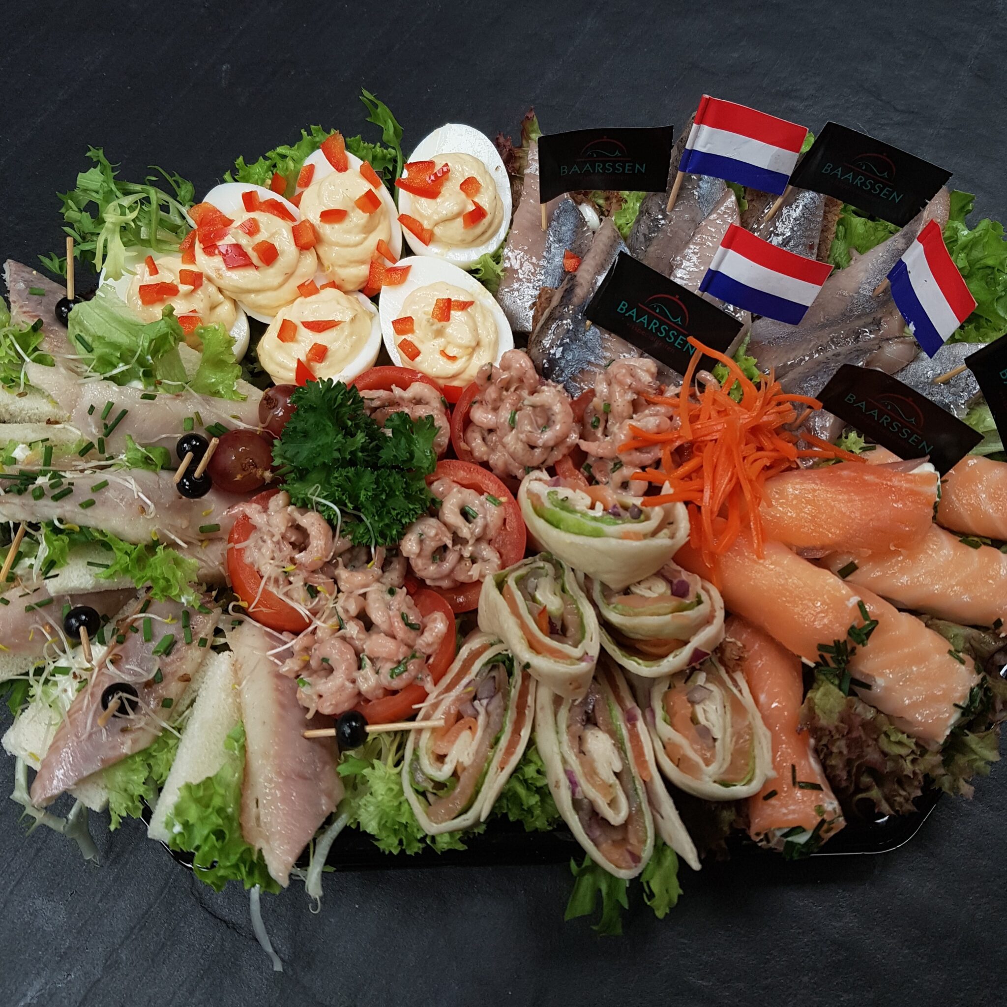 808 Luxe partyhapjes 70 hapjes – Visspecialiteiten en Restaurant Baarssen